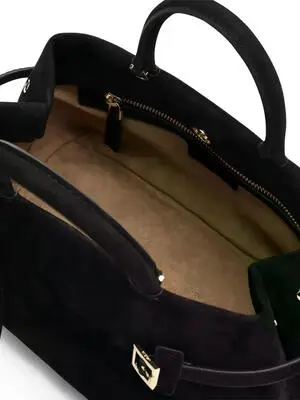 Manu Atelier Le Cambon 25 Buckle-fastening Tote Bag - Black