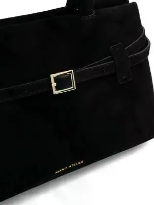 Manu Atelier Le Cambon 25 Buckle-fastening Tote Bag - Black
