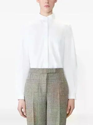 Thom Browne Swarovski-crystal Oxford Shirt - White