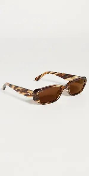 KIMEZE Ore Oval Sunglasses - Jungle Print