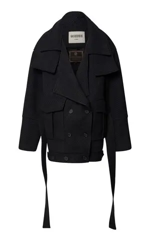 BATAKOVIC Oversized Wool-cashmere Coat - Dark Grey