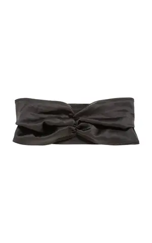 JENNIFER BEHR Norma Silk Headwrap - Black