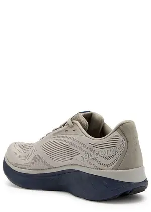Saucony Ride 18 Panelled Mesh-knit Sneakers - Grey