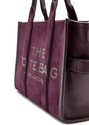 Marc Jacobs The Suede Medium Tote Bag - Plum