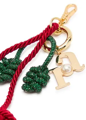 Rosantica Cherry Charm Crystal-embellished Bag Charm - Multicoloured