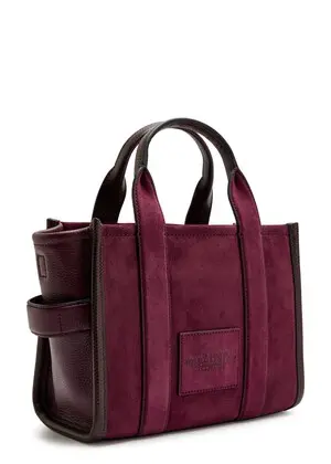 Marc Jacobs The Small Suede Tote Bag - Plum