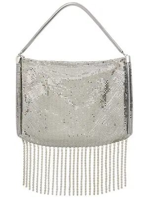 Rabanne Fringed Chainmail Shoulder Bag - Silver