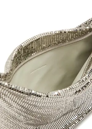 Rabanne Fringed Chainmail Shoulder Bag - Silver