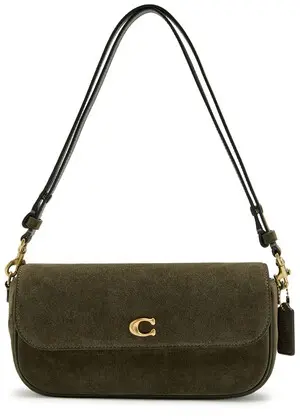 COACH Brook Suede Shoulder Bag