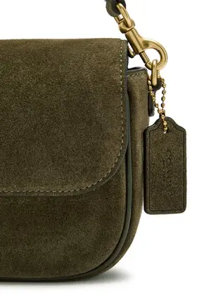 COACH Brook Suede Shoulder Bag