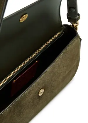 COACH Brook Suede Shoulder Bag