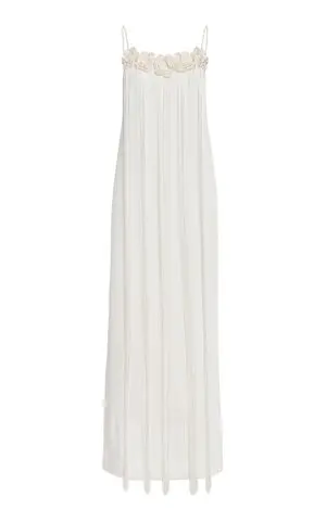 JIL SANDER Crochet Midi Slip Dress