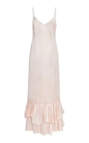 JIL SANDER Silk-blend Dress - Pink