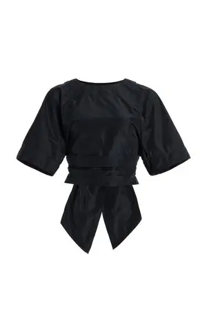 Staud Michelina Bow-detailed Top