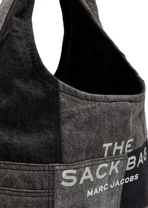 Marc Jacobs The Sack Patchwork Denim Shoulder Bag