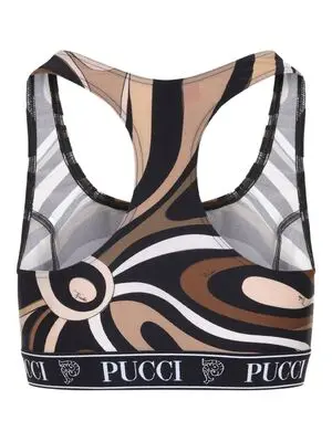 Emilio Pucci Printed Gym Bra