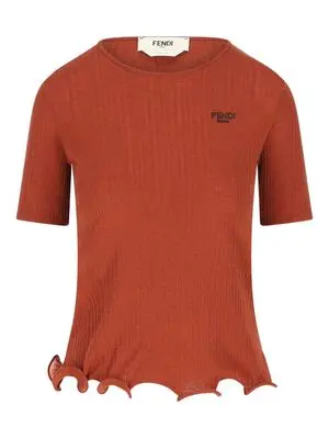 Fendi Ribbed T-shirts For Women