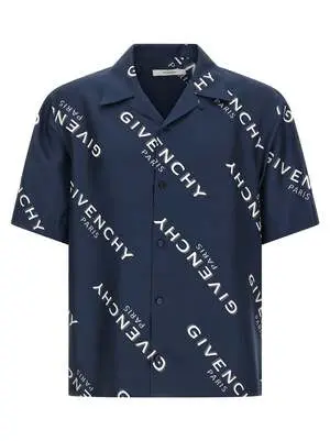 Givenchy Printed Silk Bowling Shirt