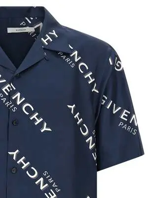 Givenchy Printed Silk Bowling Shirt