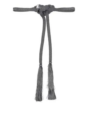 FORTE_FORTE Tassels Belt - Grey