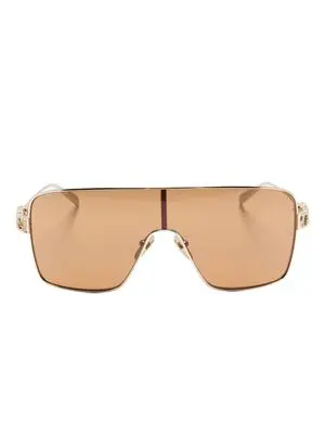 Gucci Rectangular Sunglasses - Golden