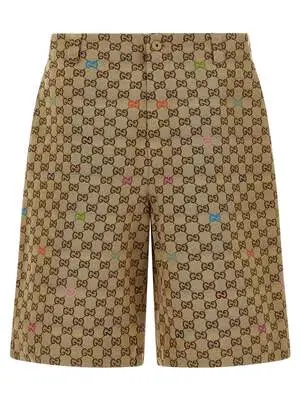 GUCCI Fil Coupé GG Bermuda Shorts
