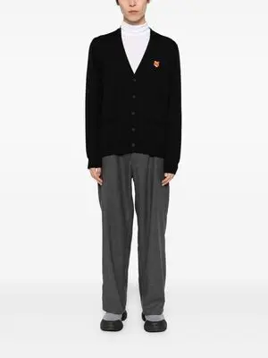 Maison Kitsuné Fox Head Wool Cardigan