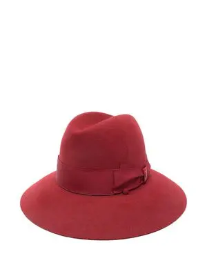 Borsalino Claudette Wide Brim Hat - Bordeaux