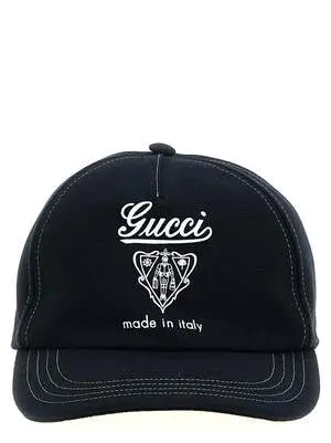 Gucci Coat Of Arms Cap - Blue