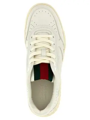 Gucci Re-web Leather Sneakers