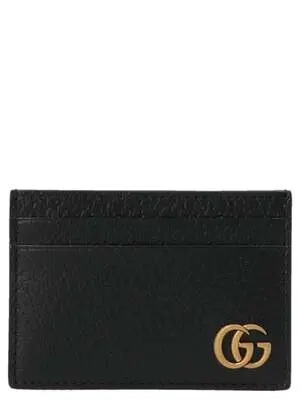 Gucci Gg Marmont’ Card Holder Wallet - Black