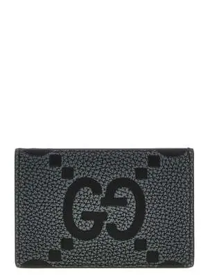 Gucci Maxi Cardholder Gg - Black