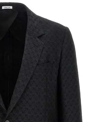 Alexander McQueen Skull Jacquard Blazer