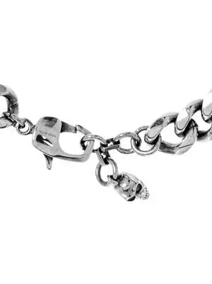 Alexander McQueen Skull Plate Chain Bracelet