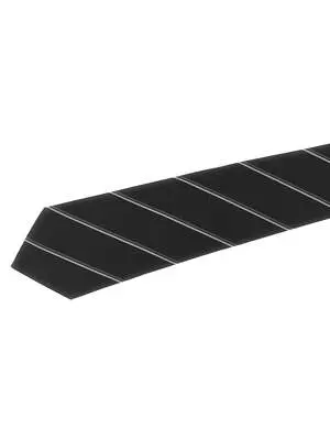 Saint Laurent Double Rayur' Standard Tie - Black