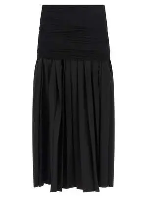 MAISON MARGIELA Double Layer Midi Skirt