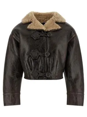 Etro Wool Insert Sheepskin Jacket