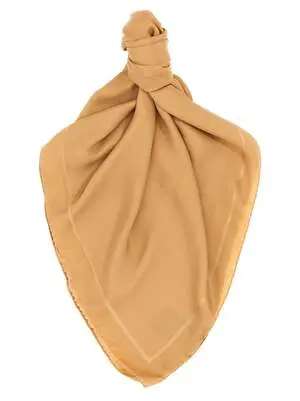 Saint Laurent Cassandre Scarf - Beige