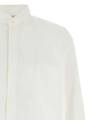 Saint Laurent Flap Collar Poplin Shirt