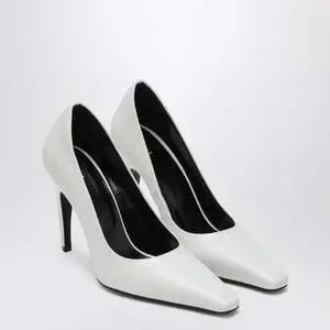 JUDE Fame Leather Pumps - White