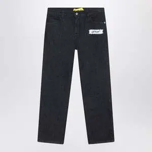 OFF WHITE™ Diagonal Sponge Effect Jeans