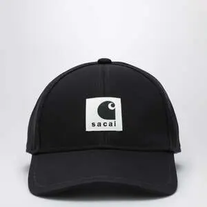 SACAI X CARHARTT WIP Baseball Cap With Logo - Black