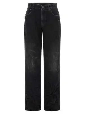 Balenciaga Contrast Stitching Jeans For Women