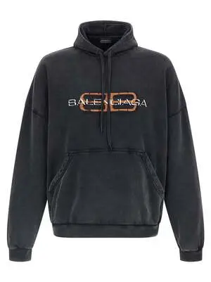 Balenciaga Fleece Sweatshirts Hoodies For Men