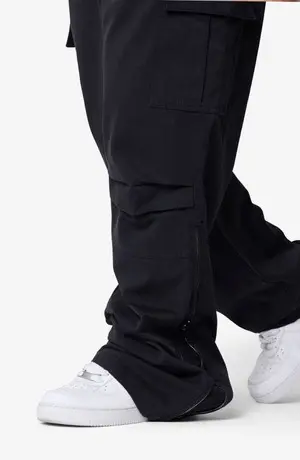 Mnml Ultra Baggy Cotton Ripstop Cargo Pants