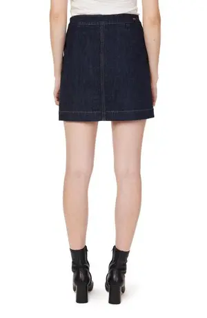Habitual Studded Denim Mini Skirt
