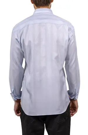 MACEOO Fibonacci Ascension 0075 Contemporary Fit Button-up Shirt - White Multi