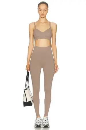 NORBA Strappy Bralette In Beige