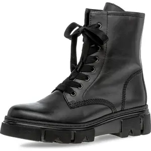 Gabor Leather Combat Boots