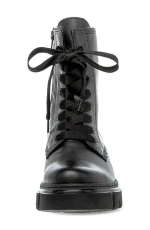 Gabor Leather Combat Boots